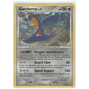 GARCHOMP Pokemon Supreme Victors Holofoil Rare Card # 5
