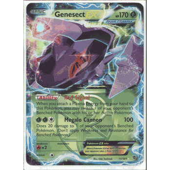 GENESECT-EX Ultra Rare BW10 Pokemon Plasma Blast Card # 11/101