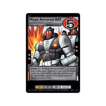GI Joe TCG Card # 85 Mega-Armored BAT Battle Android Trooper Uncommon Card