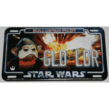 GLD LDR - 2011 Star Wars Power Plate - Authentic Metal Mini Star Wars ...