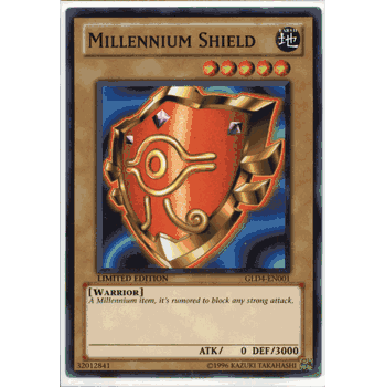 GLD4-EN001 MILLENNIUM SHIELD Yugioh Gold Series 4 Card