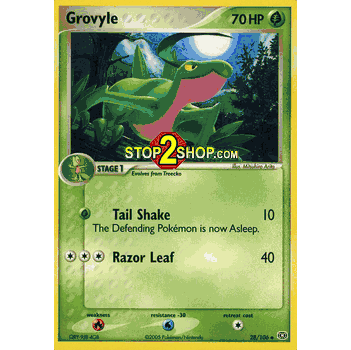 GROVYLE Pokemon Emerald Single Uncommon Card # 28