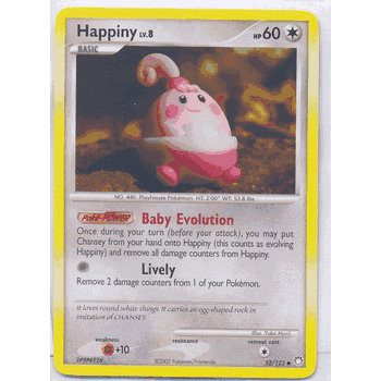 HAPPINY LV.8 Pokemon Mysterious Treasures Uncommon Card # 52