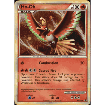 HGSS01 HO-OH Pokemon HeartGold & SoulSilver Holofoil Promo HGSS Card