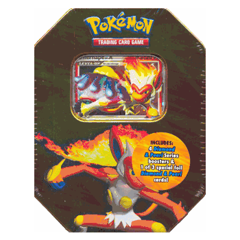 Infernape 2007 Pokemon Holiday Collector Tin with Promo Card and 4 ...
