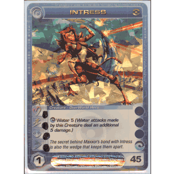 INTRESS Chaotic SR Foil Card & Code MAX ENERGY STAT OF 45 Dawn of Perim