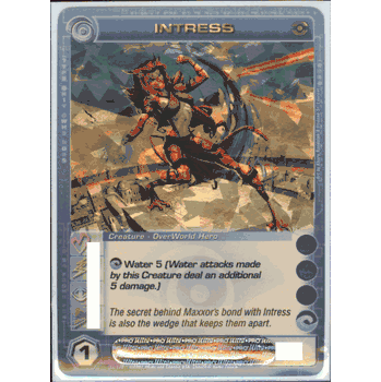 Intress Chaotic Sr Foil Card Code Random Stats Dawn Of Perim