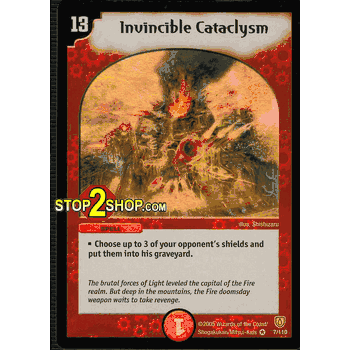 Invincible Cataclysm Duelmasters TCG DM-06 Stomp-A-Trons of Invincible ...