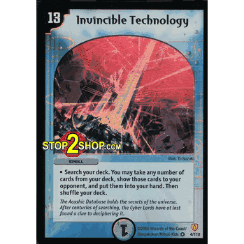 STOMP-004 Invincible Technology Duelmasters TCG DM-06 Stomp-A-Trons of ...