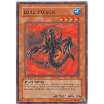 IOC - 028 Lord Poison Yugioh Invasion of Chaos Short Print Card