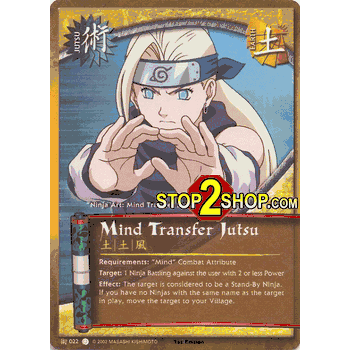 J-022 Mind Transfer Jutsu Common Naruto Card