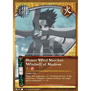 J-029 Demon Wind Shuriken Windmill of Shadows