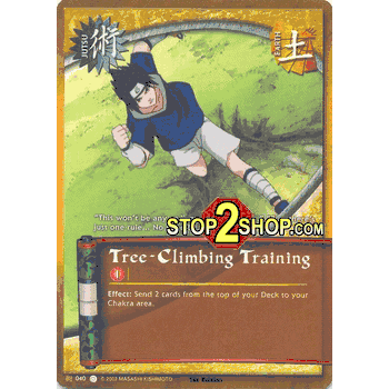 J-040 Tree-Climbing Training Common Naruto Card