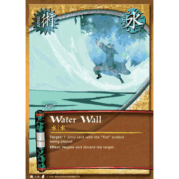 J-118 Water Wall Common Naruto Card