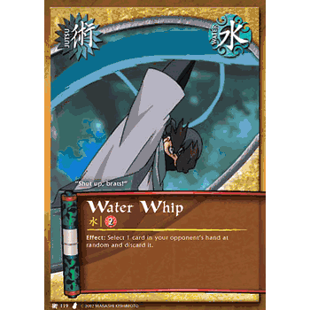 J-119 Water Whip Common Naruto Card