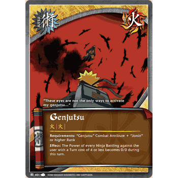 J-401 GENJUTSU Common Naruto Card