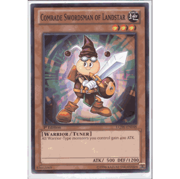 LCJW-EN048 COMRADE SWORDSMAN OF LANDSTAR Common Yugioh Joey's World Card