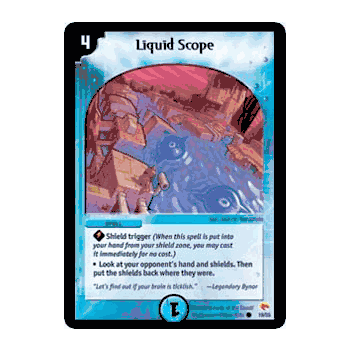 RSW-019 Liquid Scope Duel Masters TCG Rampage of the Super Warriors ...