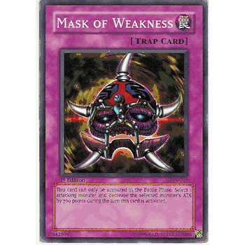 LON - 015 Mask of Weakness Super Short Print Card