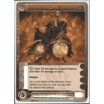 LORE Chaotic SR Foil Card & Code RANDOM STATS Dawn of Perim