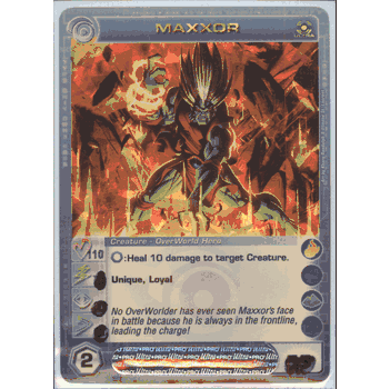 MAXXOR Chaotic UR Foil Card & Code MAX COURAGE STAT OF 110 Dawn of Perim