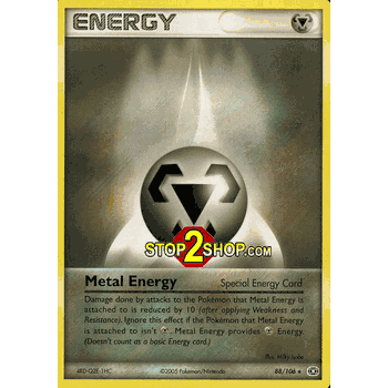 METAL ENERGY Pokemon Emerald Single Rare Card # 88