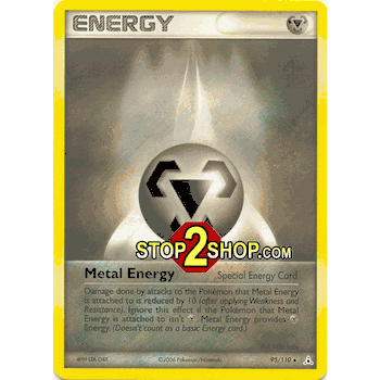 METAL ENERGY Rare Pokemon TCG Holon Phantoms Card # 95