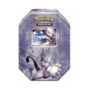 MEWTWO Pokemon 2008 Holiday Collector Series 1 Tin with Mewtwo LV.X ...