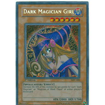 MFC - 000 Dark Magician Girl Magician's Force Yugioh Secret Rare Card