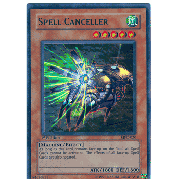 MFC - 020 Spell Canceller Magician's Force Yugioh Ultra Rare Card
