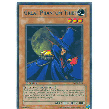 MFC - 024 Great Phantom Thief Magician's Force Yugioh Rare Card