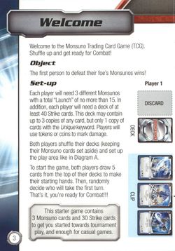 MONSUNO Trading Card Game - HOW TO PLAY - TCG Combat Manual