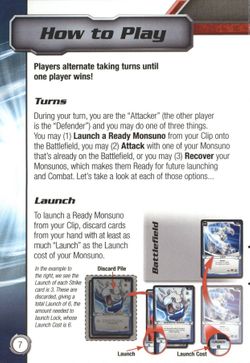 MONSUNO Trading Card Game - HOW TO PLAY - TCG Combat Manual