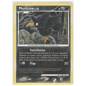 MURKROW Pokemon Supreme Victors Uncommon Card # 72