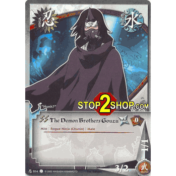 N-014 The Demon Brothers Gouzu Common Naruto Card