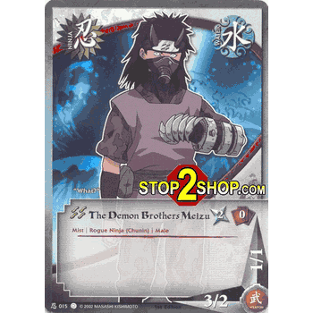 N-015 The Demon Brothers Meizu Common Naruto Card