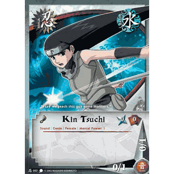 N-057 Kin Tsuchi Common Naruto Card