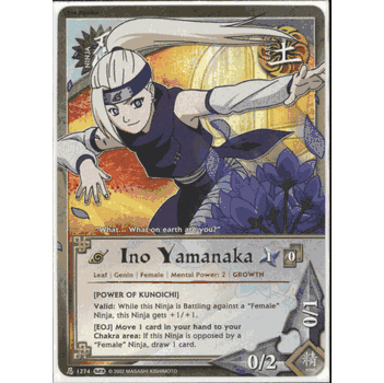N-1274 INO YAMANAKA [POWER OF KUNOICHI] Common Naruto Invasion Card