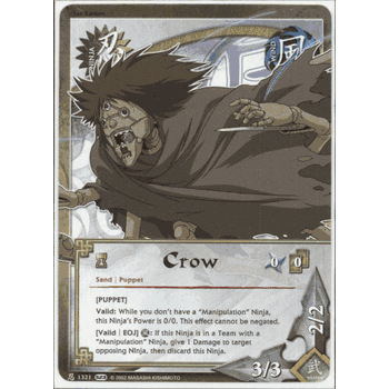 N-1321 CROW [PUPPET] Common Naruto Invasion Card