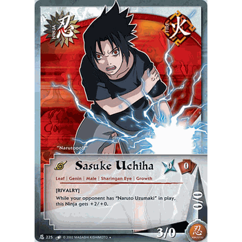 N-225 Sasuke Uchiha Uncommon Naruto Card