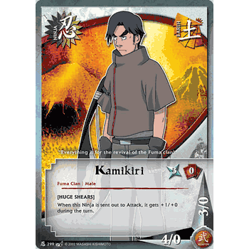 N-299 Kamikiri Common Naruto Card