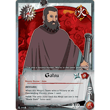 N-359 Gatsu Rare Naruto Card