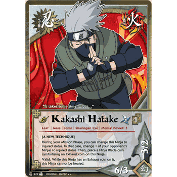 N-527 KAKASHI HATAKE Rare Naruto Card
