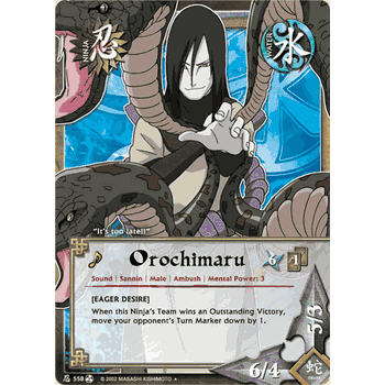 N-558 OROCHIMARU Uncommon Naruto Card