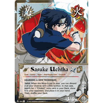 N-564 SASUKE UCHIHA Uncommon Naruto Card