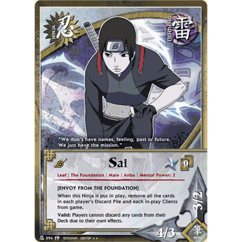 N-594 SAI Rare Naruto Card