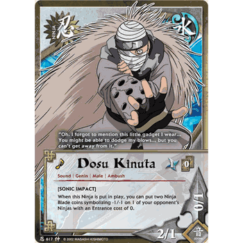 N-617 DOSU KINUTA Common Naruto Card