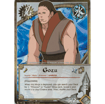 N-799 GOZU Common Naruto Card