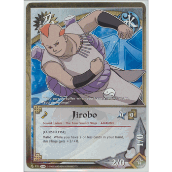 N-921 Jirobo (Cursed Fist) Common Naruto Card