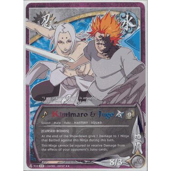 N-933 Kimimaro & Jugo (Cursed Bonds) Rare Naruto Card